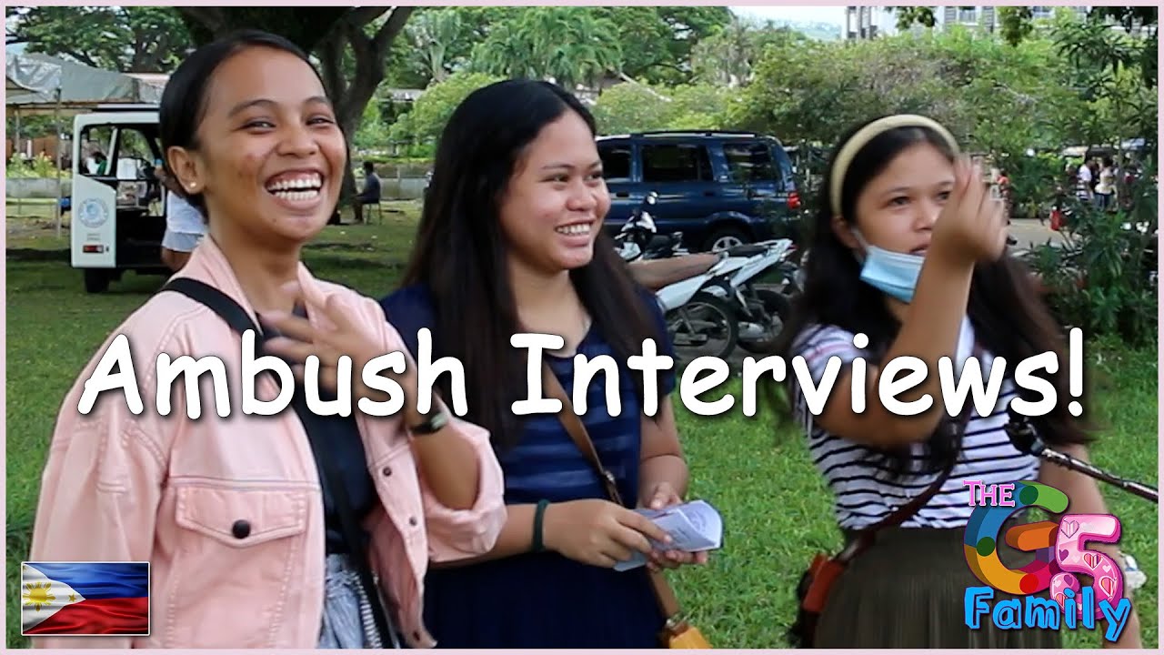 Ambush Interviews! American interviewing random Filipinas! - YouTube