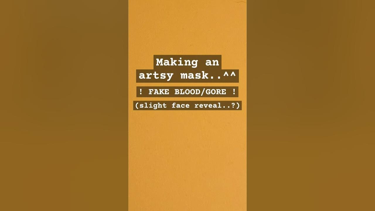 Artsy Mask ️ // #art #artist #drawing #doodle #draw #artsy #mask #maskmaking #cool #wow # ...