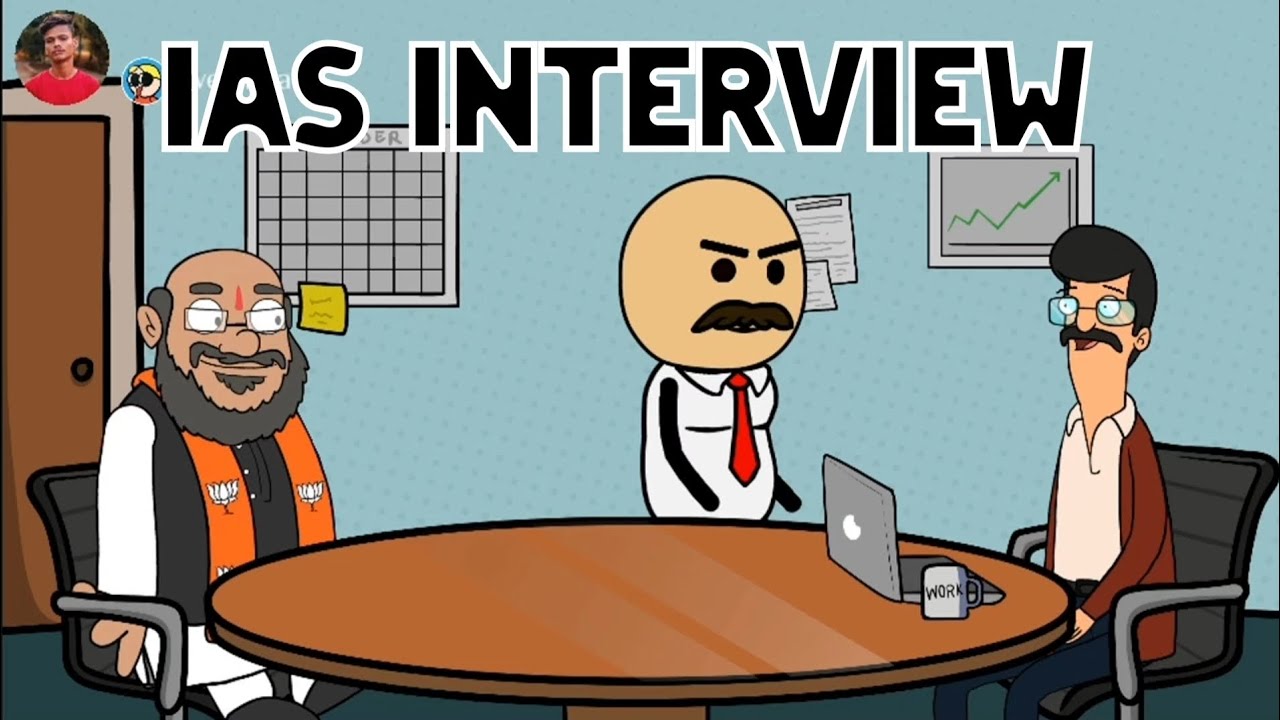 IAS Interview|| Interview||Comedy|| Animation #animaion #funny #comedy ...