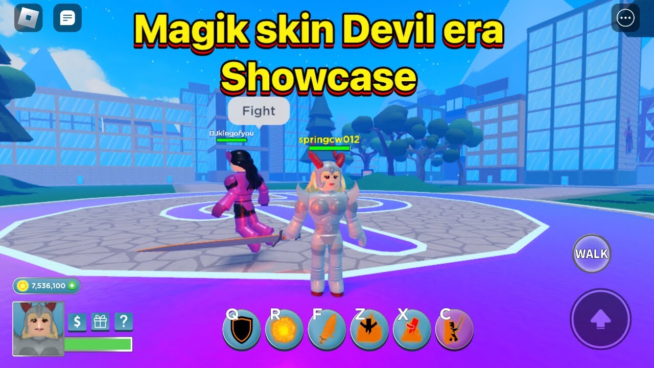 Heroes:online world magik skin showcase devil era - YouTube