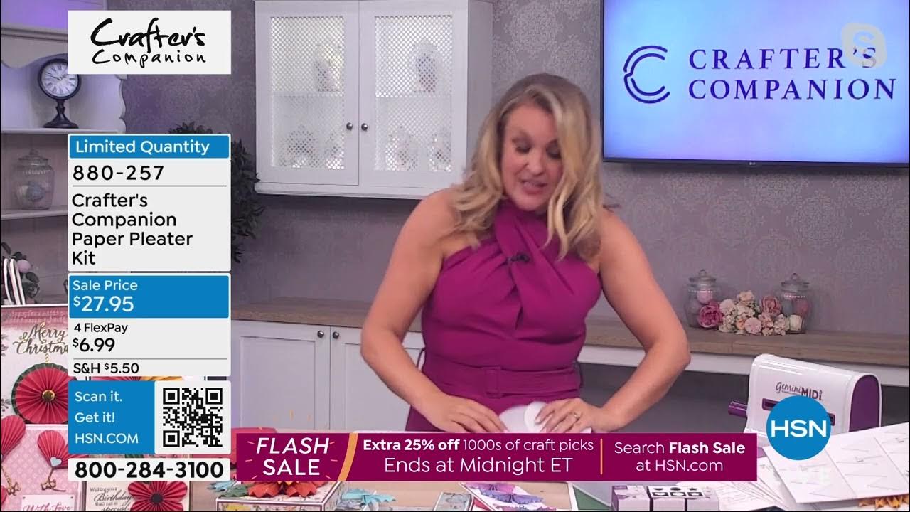 Crafter's Companion Paper Pleater Kit - YouTube