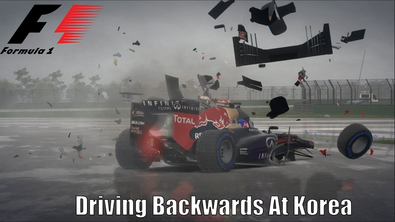 F1 Driving Backwards At Korea - YouTube