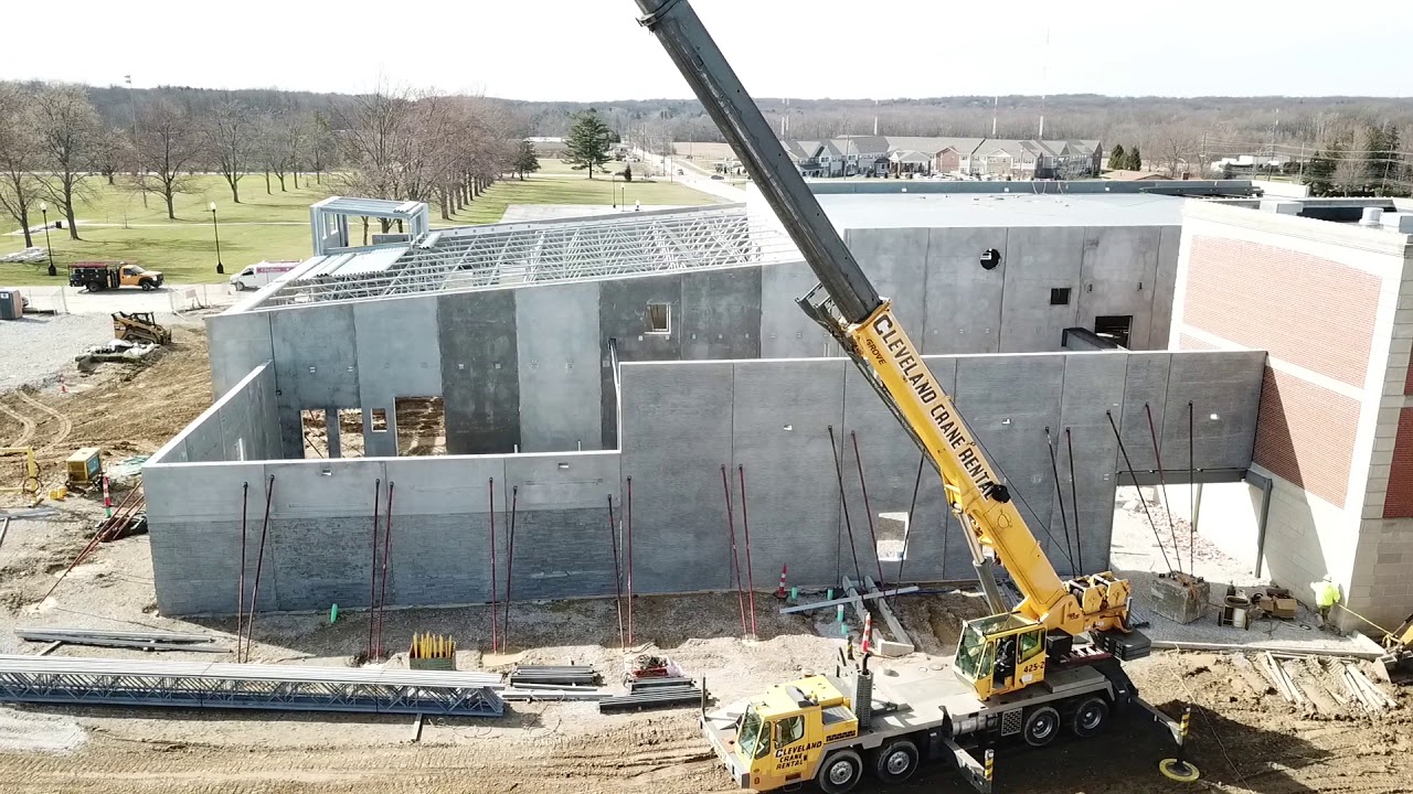 Drone video of the New Broadview Heights Community and Recreation ...