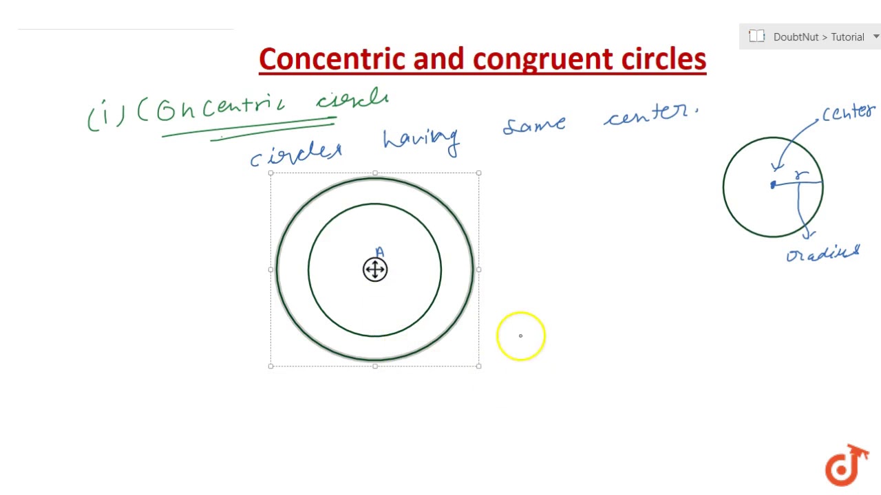 Concentric Circles & Congruent Circles - YouTube