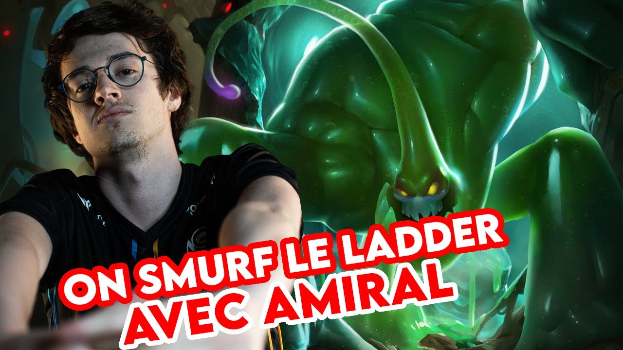 ON SMURF SUR LE LADDER AVEC AMIRAL - YouTube