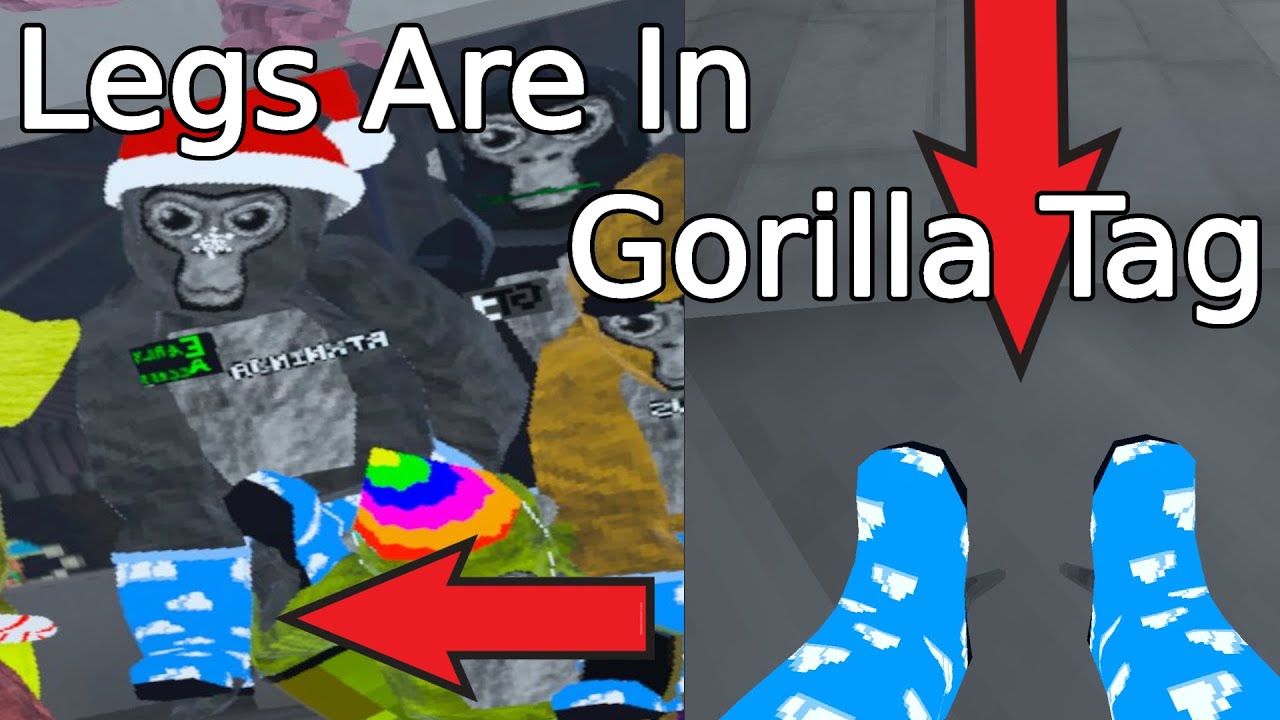 Using LEGS in Gorilla Tag VR (Oculus Quest 2) - YouTube