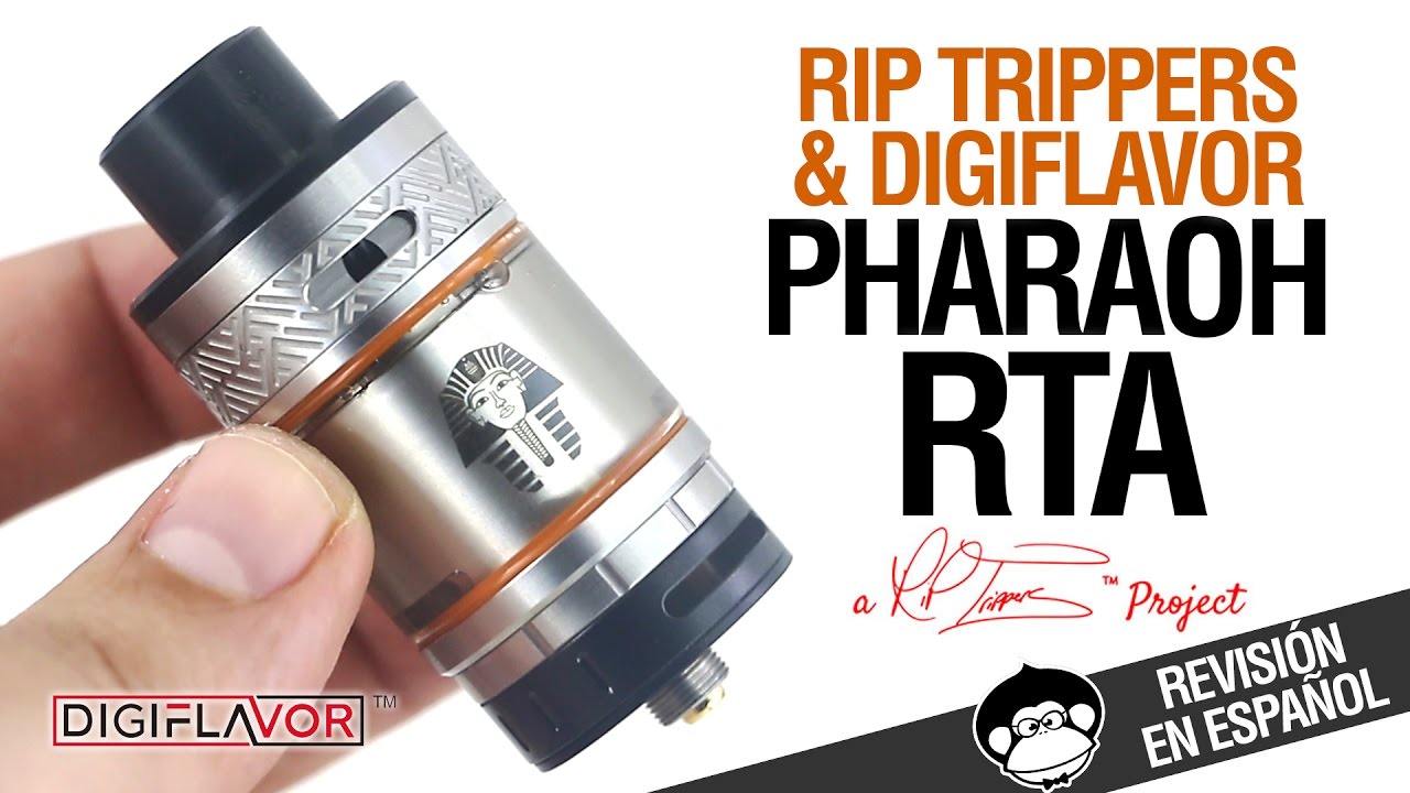 Rip Trippers PHARAOH RTA by Digiflavor / SÓLO PARA BARBUDOS / revisión ...
