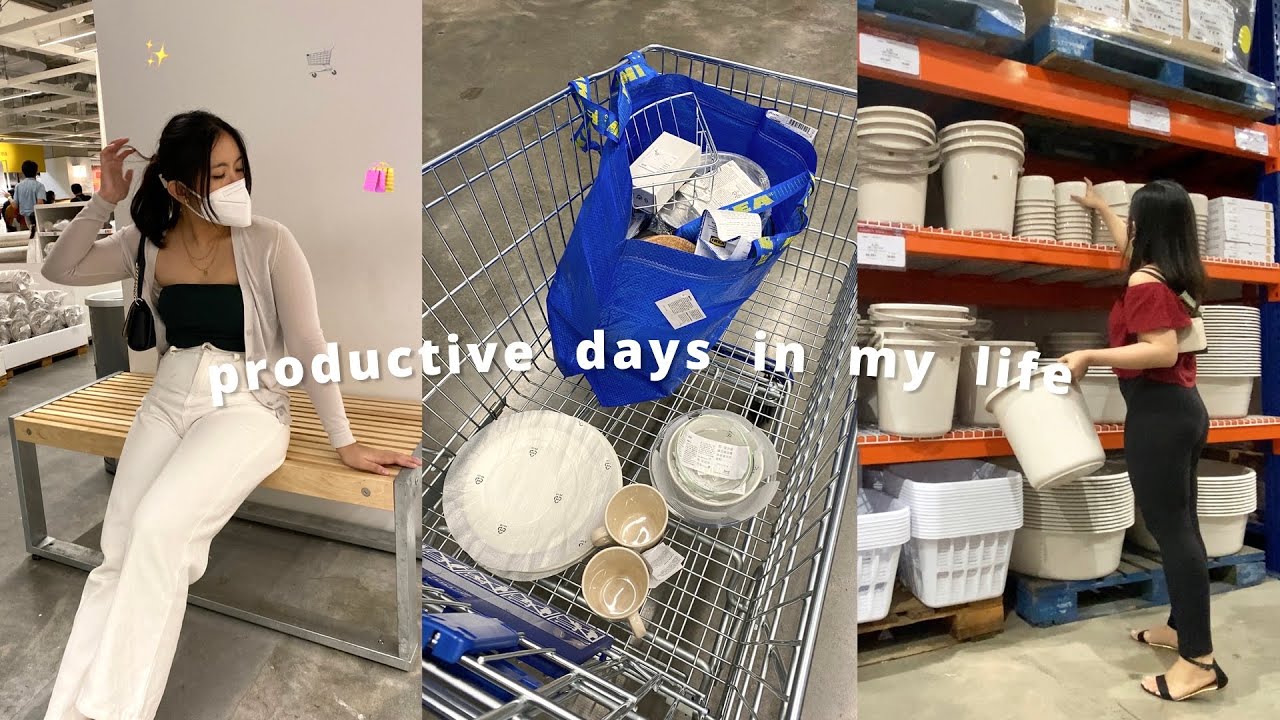 Productive Days In My Life Self Care Shopping Grocery Run ππ»ββοΈπ