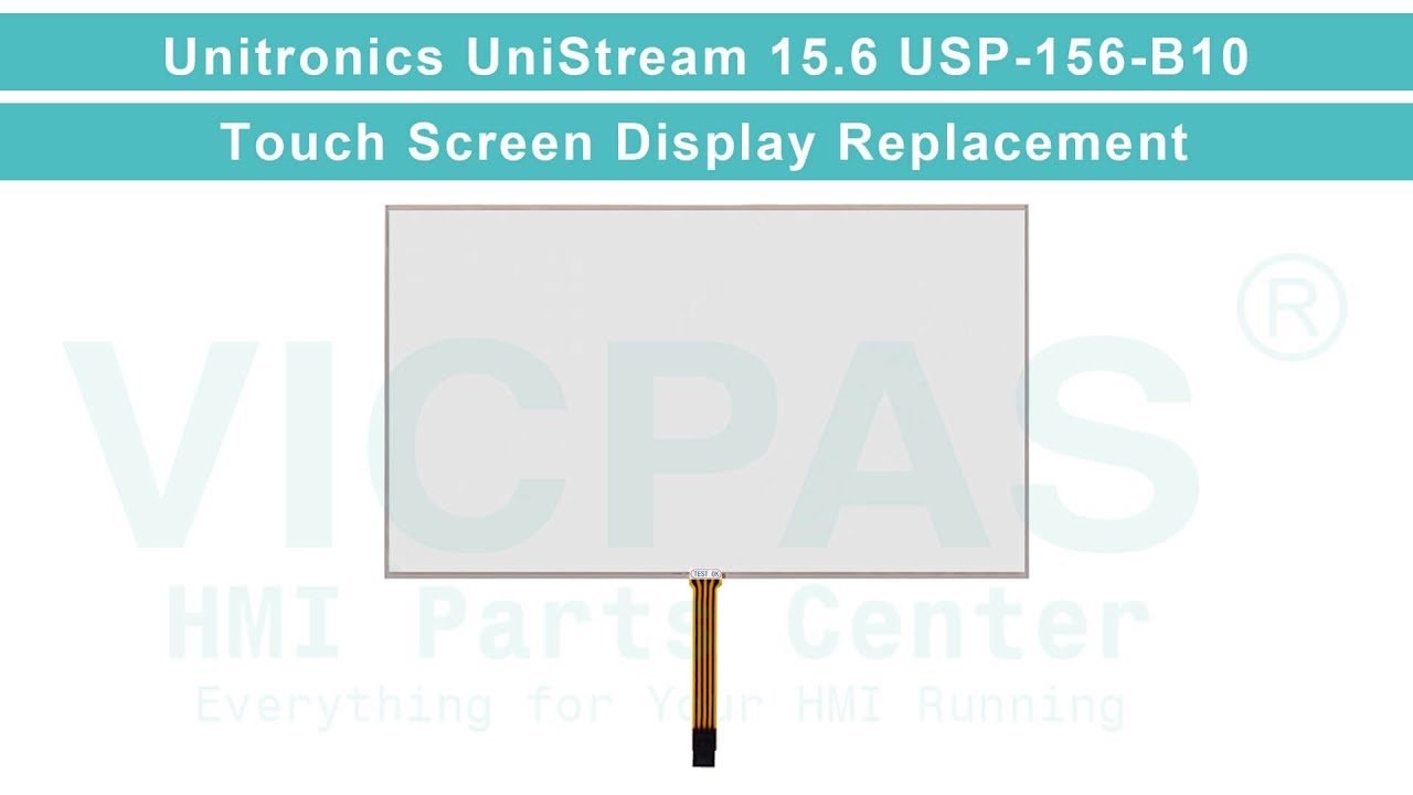 USP-156-B10 Unitronics UniStream® MMI Touch Screen Panel Replacement - YouTube