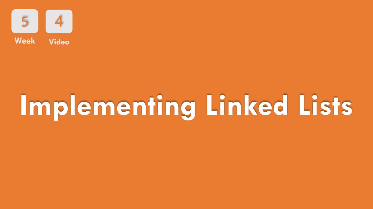 5 4 Cs50x In Arabic Week 5 Implementing Linked Lists In C Youtube