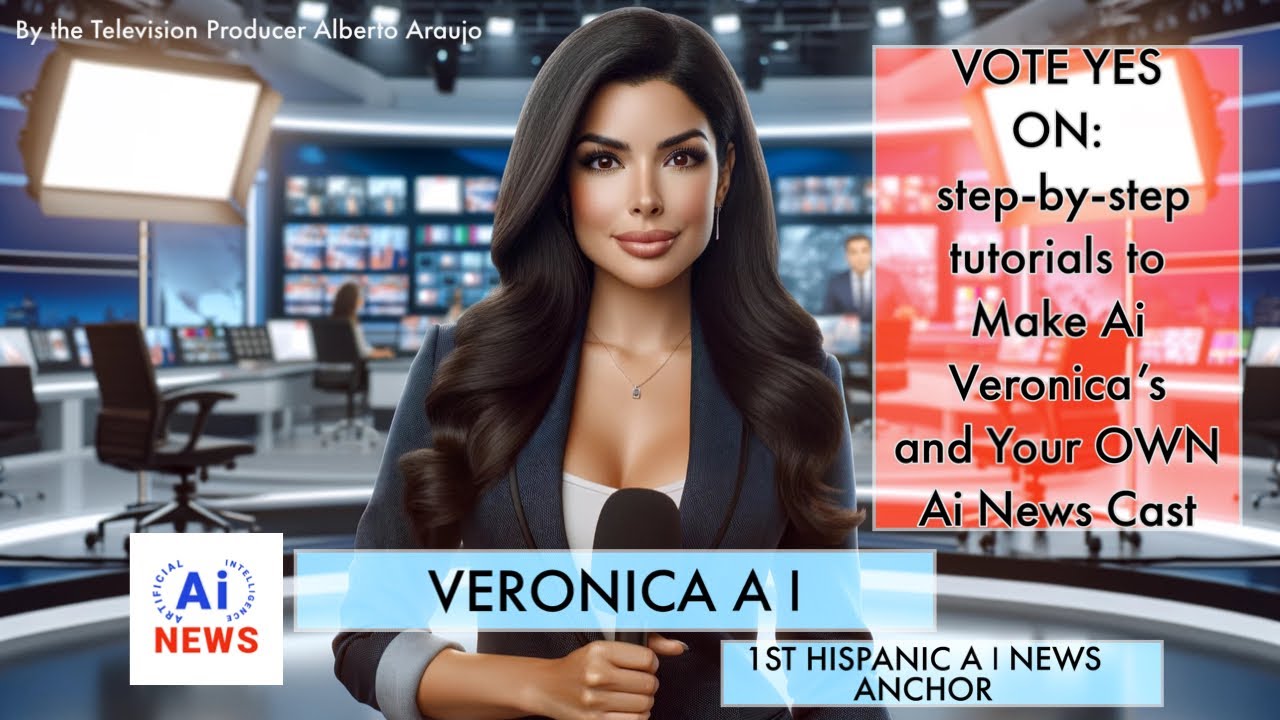 VERONICA AI 1st HISPANIC AI NEWS ANCHOR - YouTube