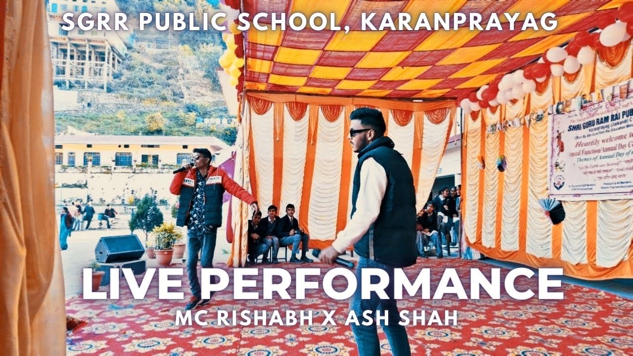 Live Performance at Annual Function with @ashshah | SGRR Public School ...