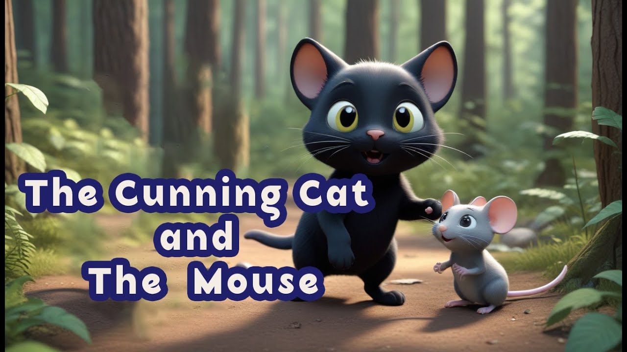The Cunning Cat and The Mouse | Kids Stories - YouTube