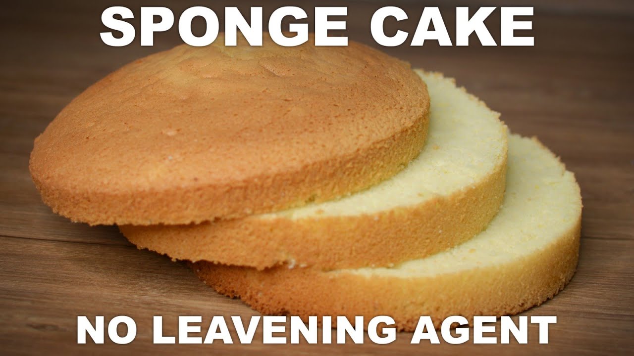 Easy sponge cake/How to make a perfect sponge cakе/NO LEAVENING ACENT ...