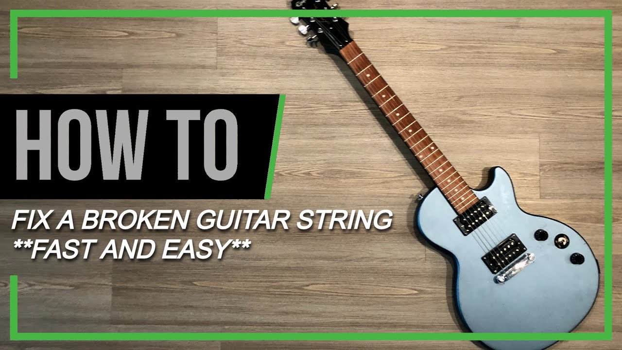 How to Fix a Guitar String 🎸 Guitar String Replacement Tutorial┃# ...
