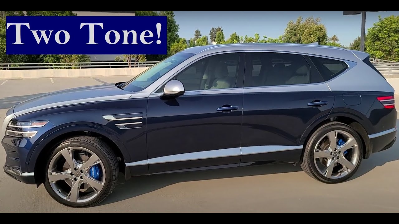 Two Tone Satin Wrap Genesis GV80! - YouTube