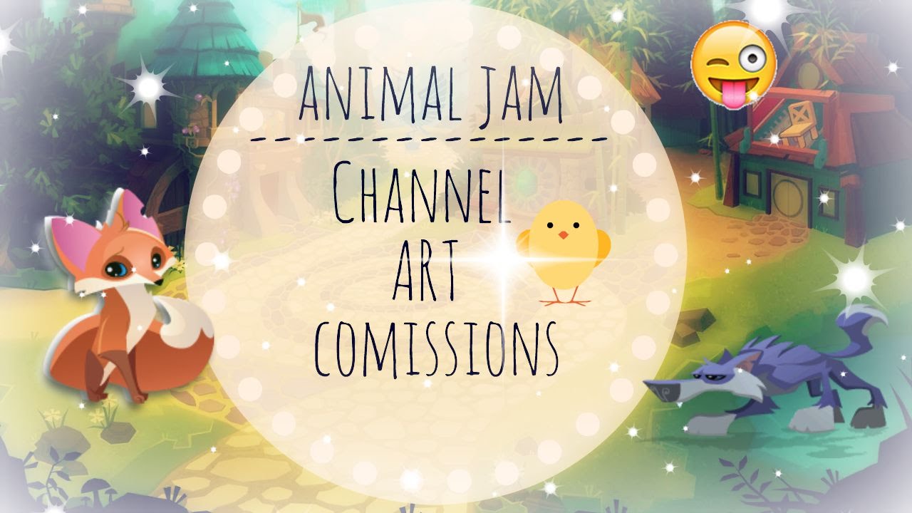 Animal jam channel art comissons! - YouTube