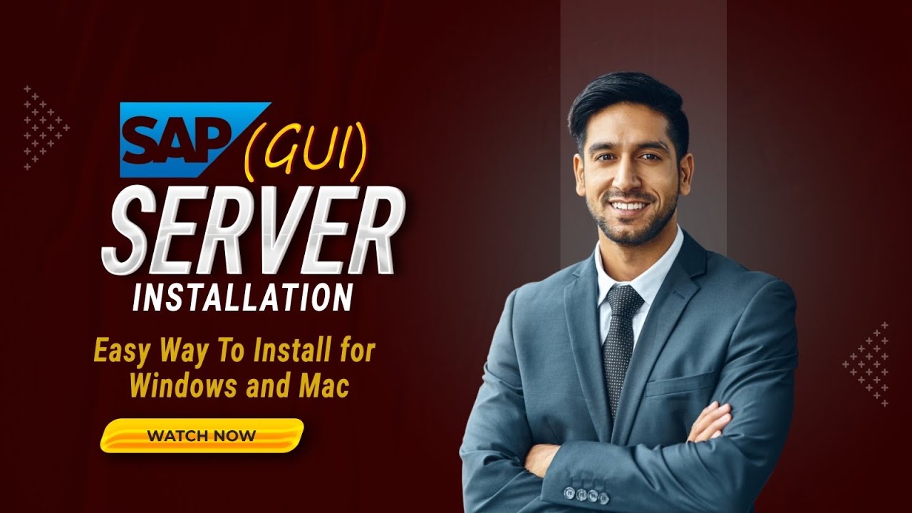 Sap Server Installation (windows & Mac System) - YouTube