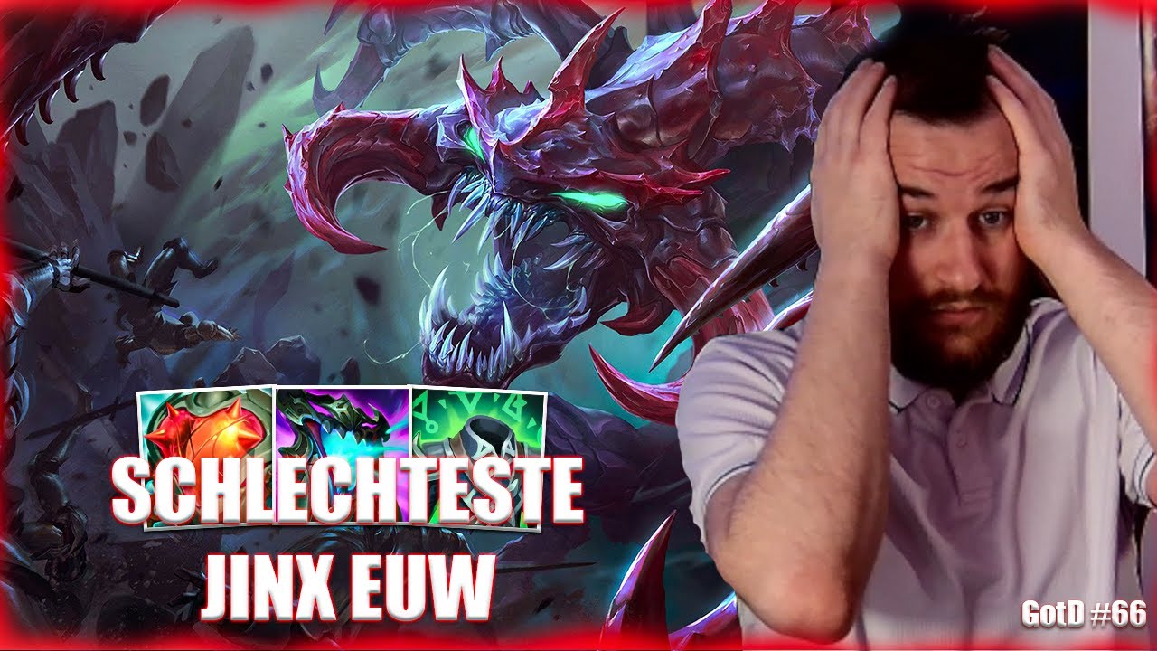 SCHLECHTESTE Jinx EUW!!! | GotD #66 | #jungler #soloque #chogath - YouTube