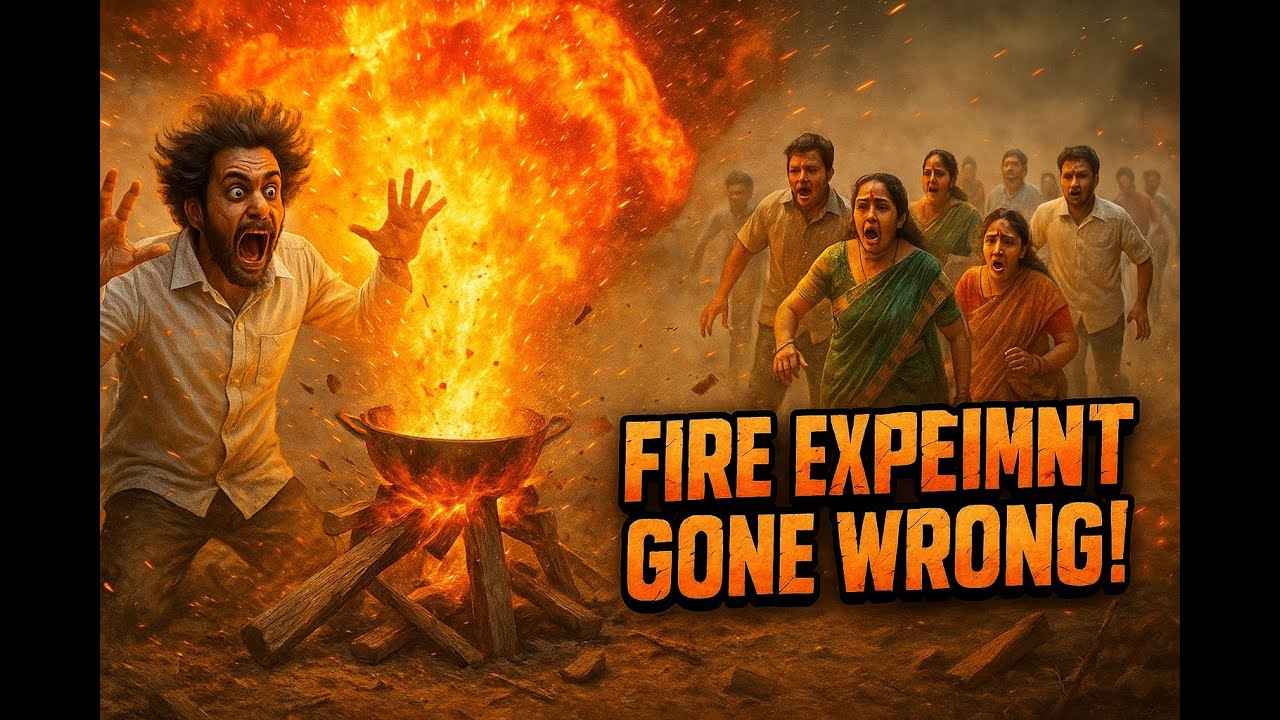 100x Bigger Fire!🔥 Epic Oil Fire Experiment After Candle Fire Test ...