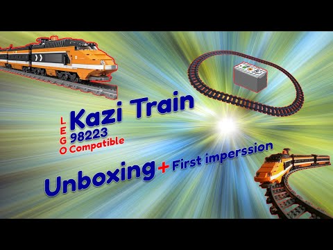 Lego alternatives Unboxing from Ali-express // Kazi train