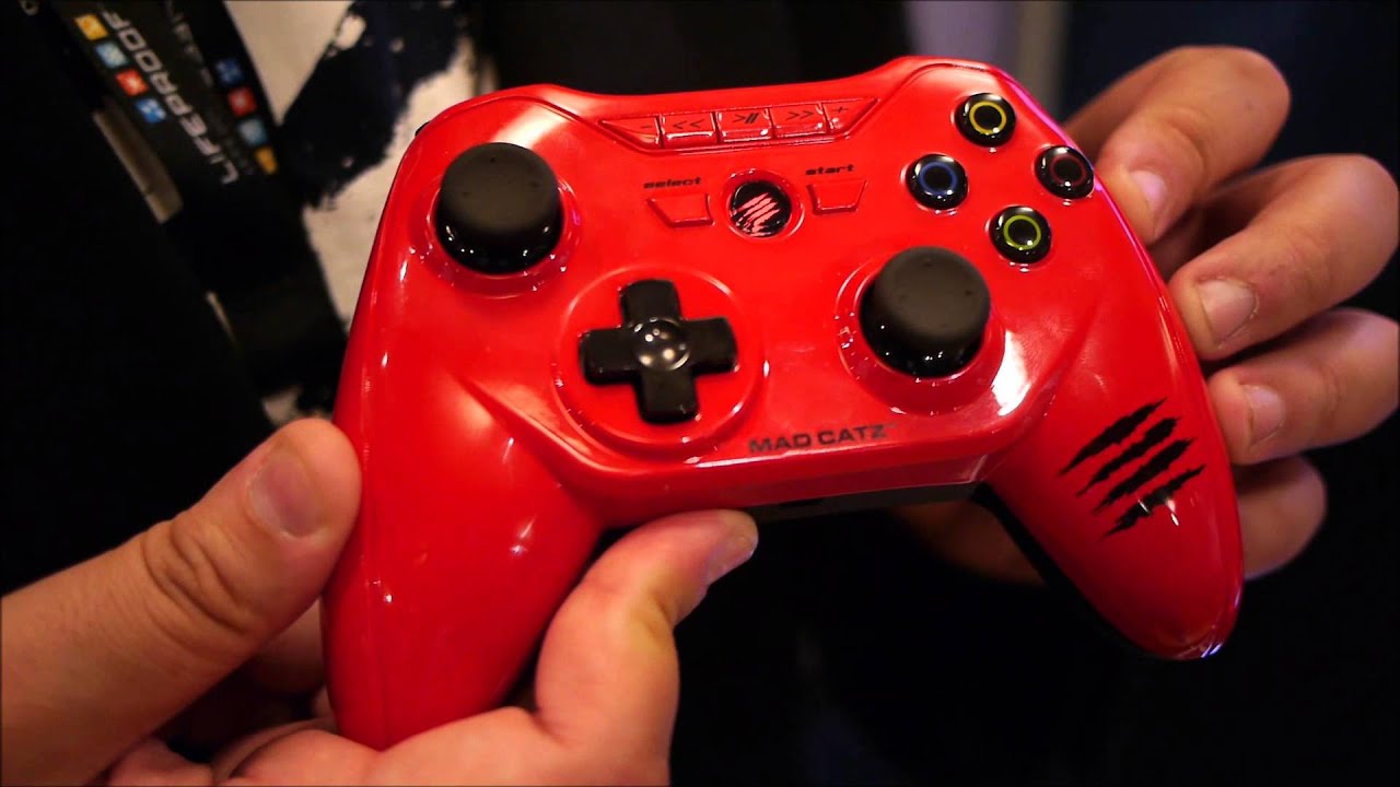 Mad Catz MOJO Android Micro Console hands-on - YouTube