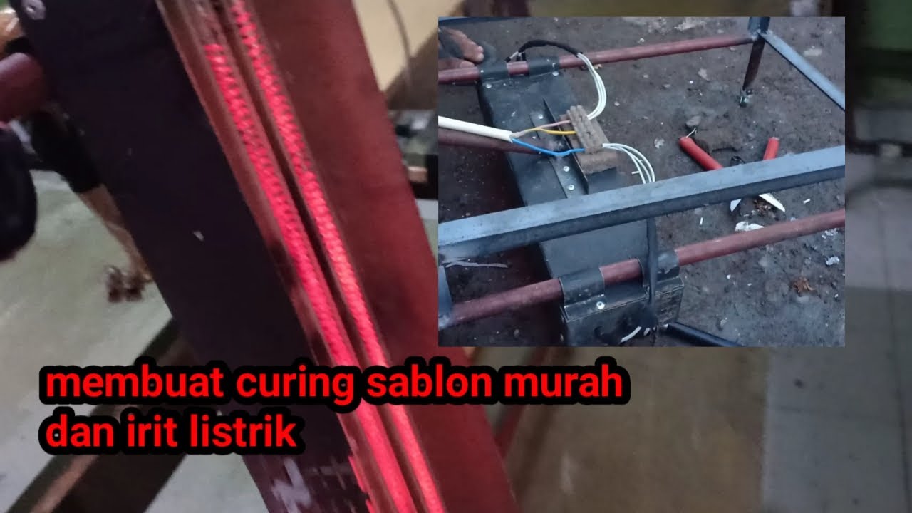 curing sablon plastisol murah (DIY) #tukangsablon #tukanglistrik # ...