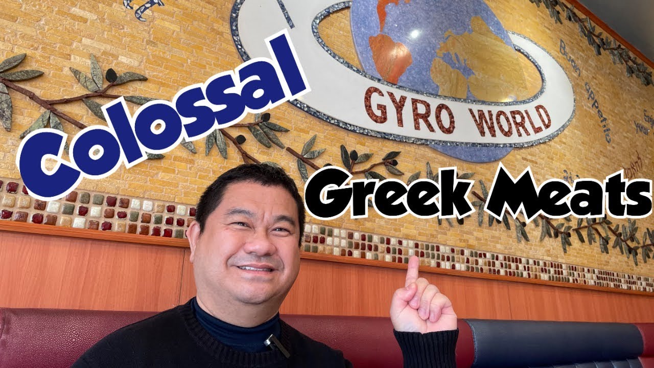 My Big GREEK FEAST at GYRO WORLD at Auburndale, Flushing, Queens, New ...