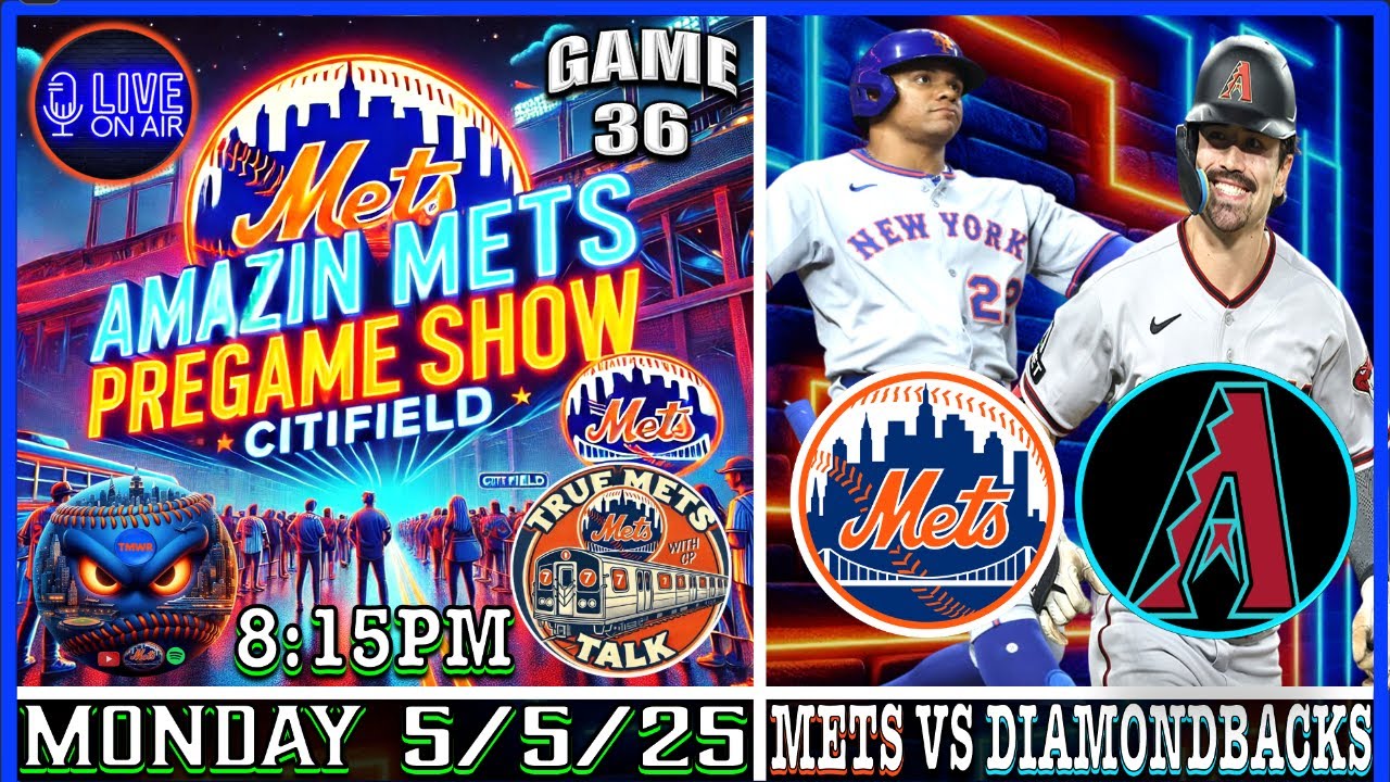 Mets PreGame Show | New York Mets vs Arizona DiamondBacks Series ...