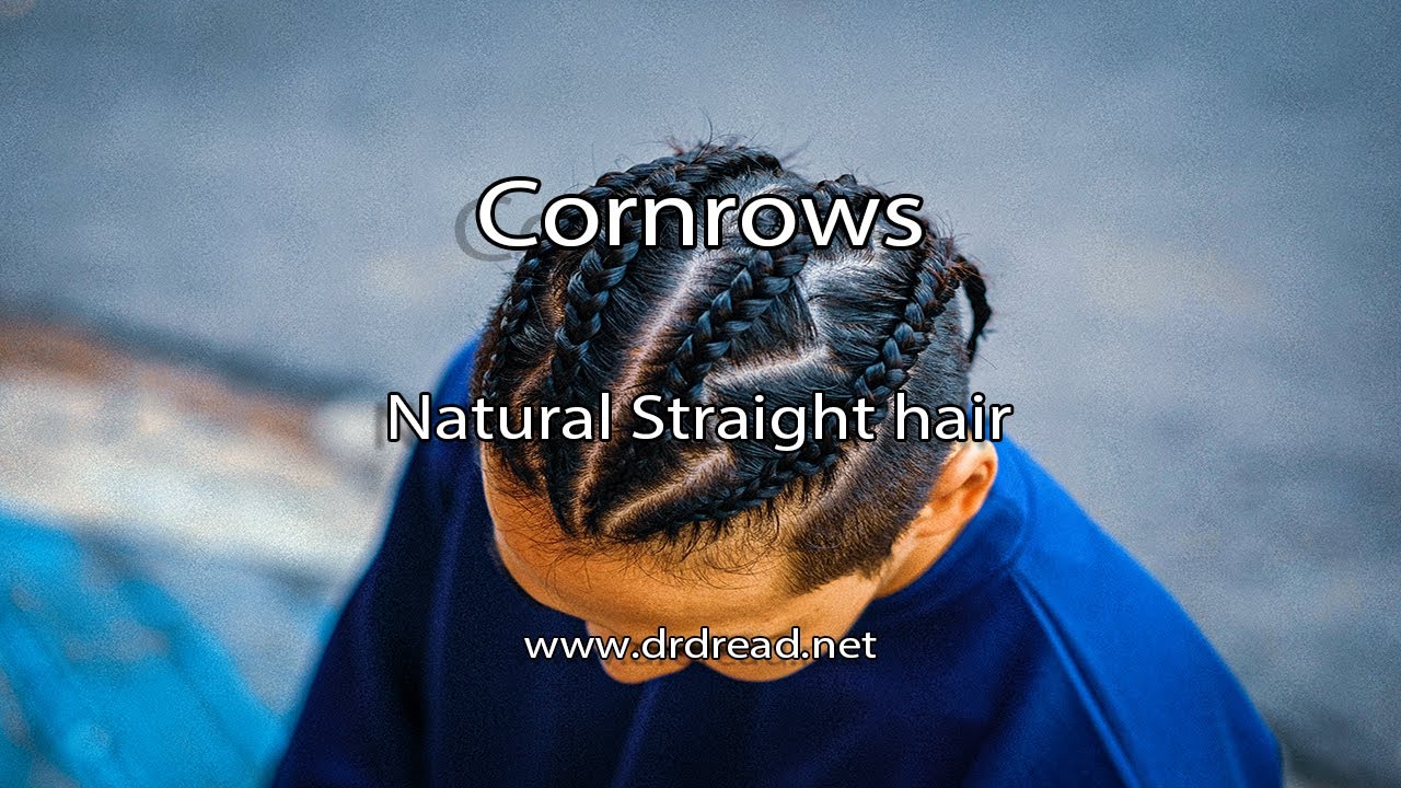 Cornrows natural korean Straight hair [ 레게머리 콘로우 정종영님 ] - 닥터드레드 - YouTube