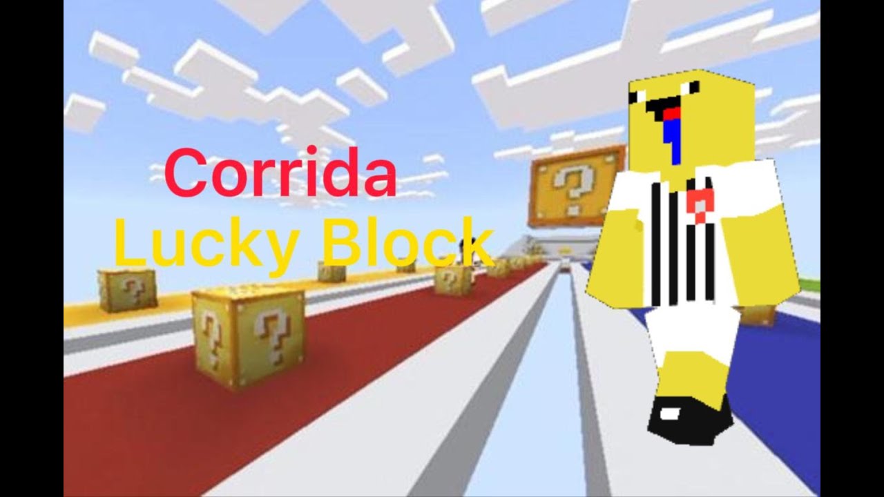 Corrida De Lucky Blocks Lucky Blocks Minecraft Youtube
