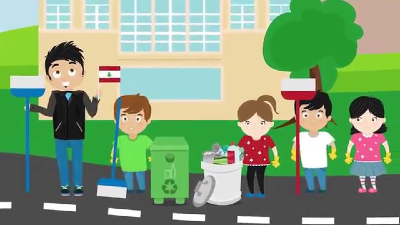 Animation Against Littering #AnaRa7Balesh انا_رح_بلش# - YouTube