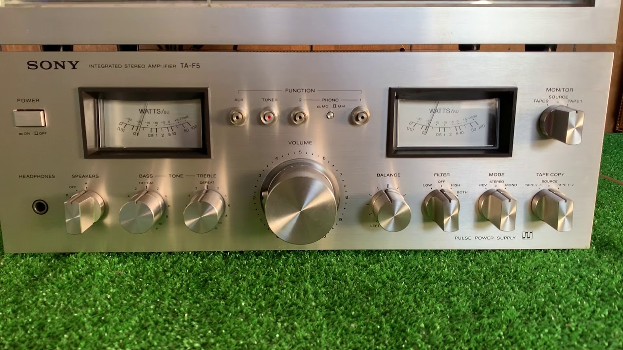 Sony TA-F5 - YouTube