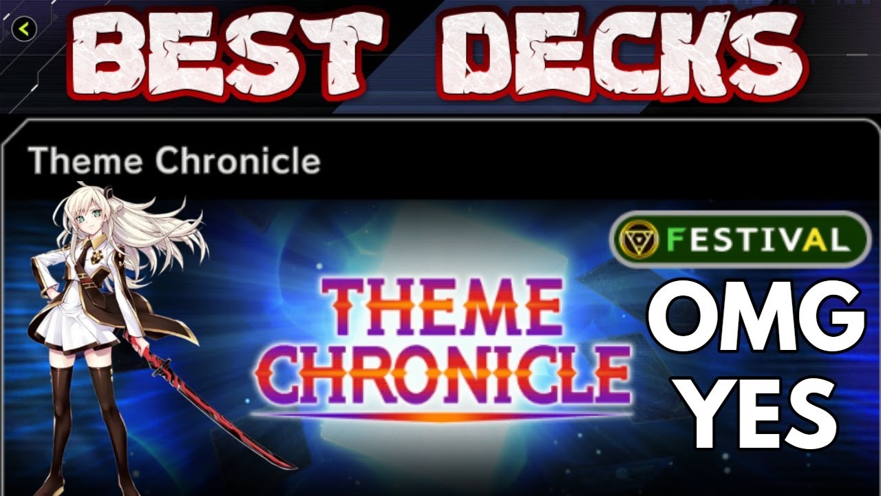 The BEST DECKS for Theme Chronicle! - YouTube