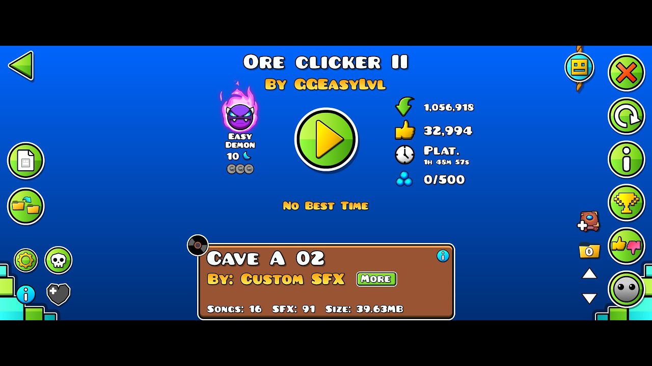 Ore clicker II (Easy Demon) (Requests: On) - YouTube