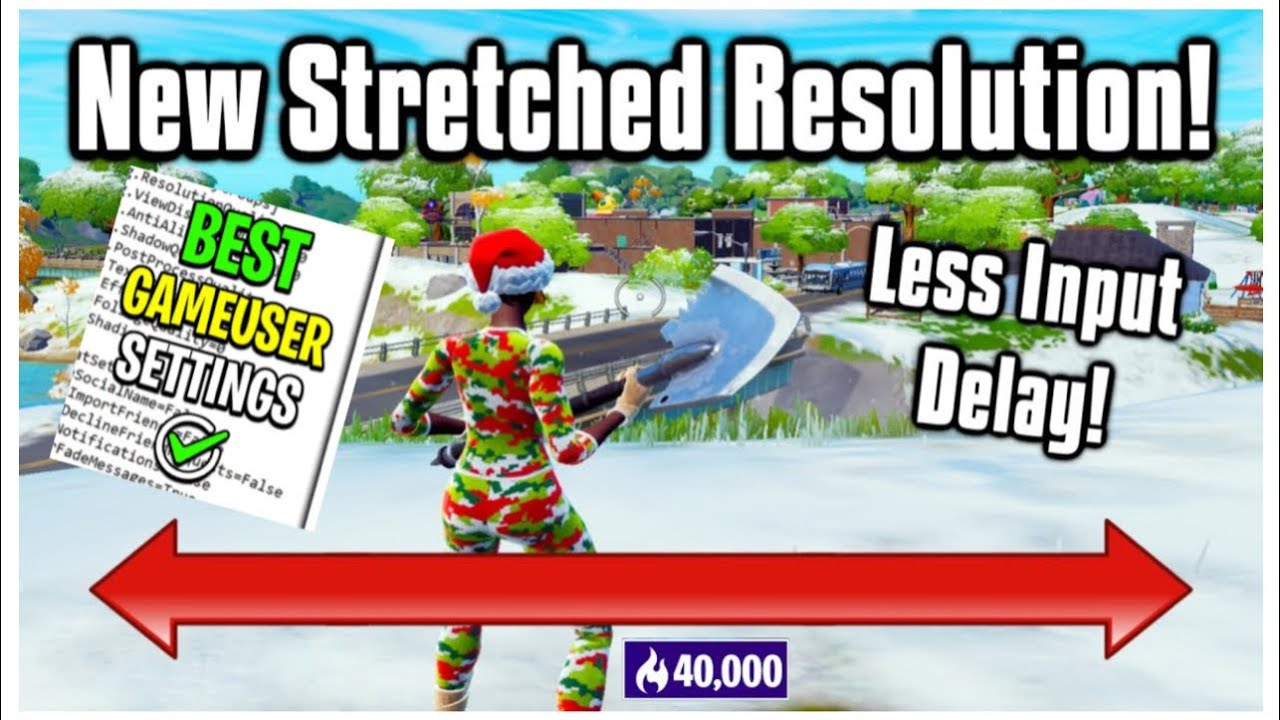 Fortnite Arena in Stretched Resolution !NEW UPDATE Stretch Res Back ...