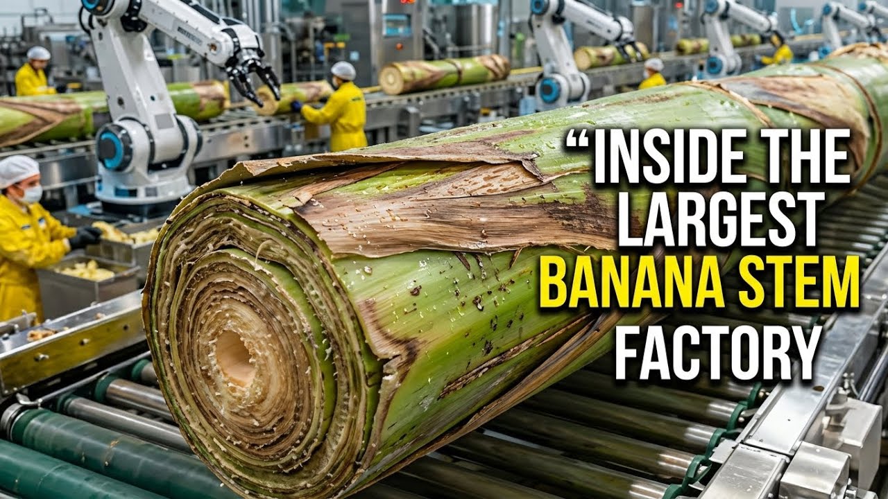 Inside the Largest High-Tech Banana Stem Factory You've Never Seen ...