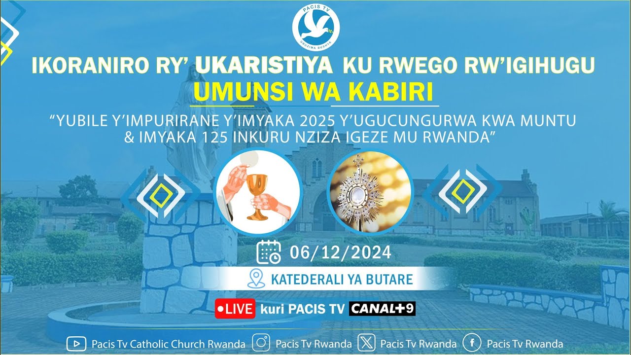 IGITAMBO CYA MISA MURI PARUWASI YA RANGO /DIYOSEZI YA BUTARE KU WA 06 ...