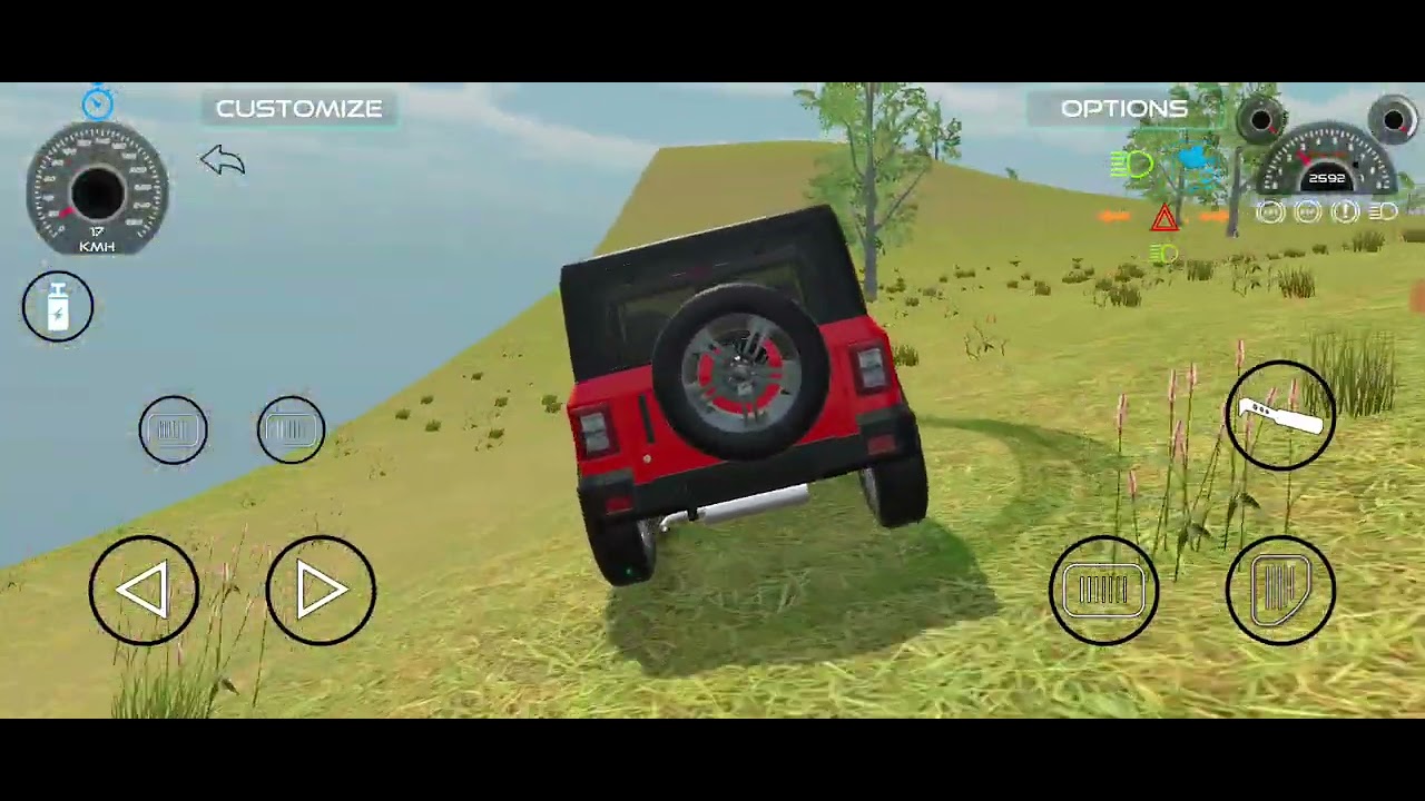 Thar gadi ki race dekhte hain kitni der se Thar gadi mein bahut hi ...