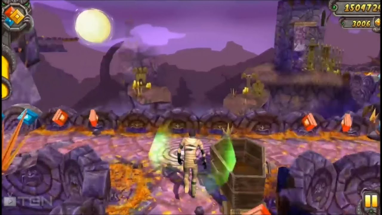 Temple Run 2 : Running On Water Running In The Mine Compilation! - YouTube