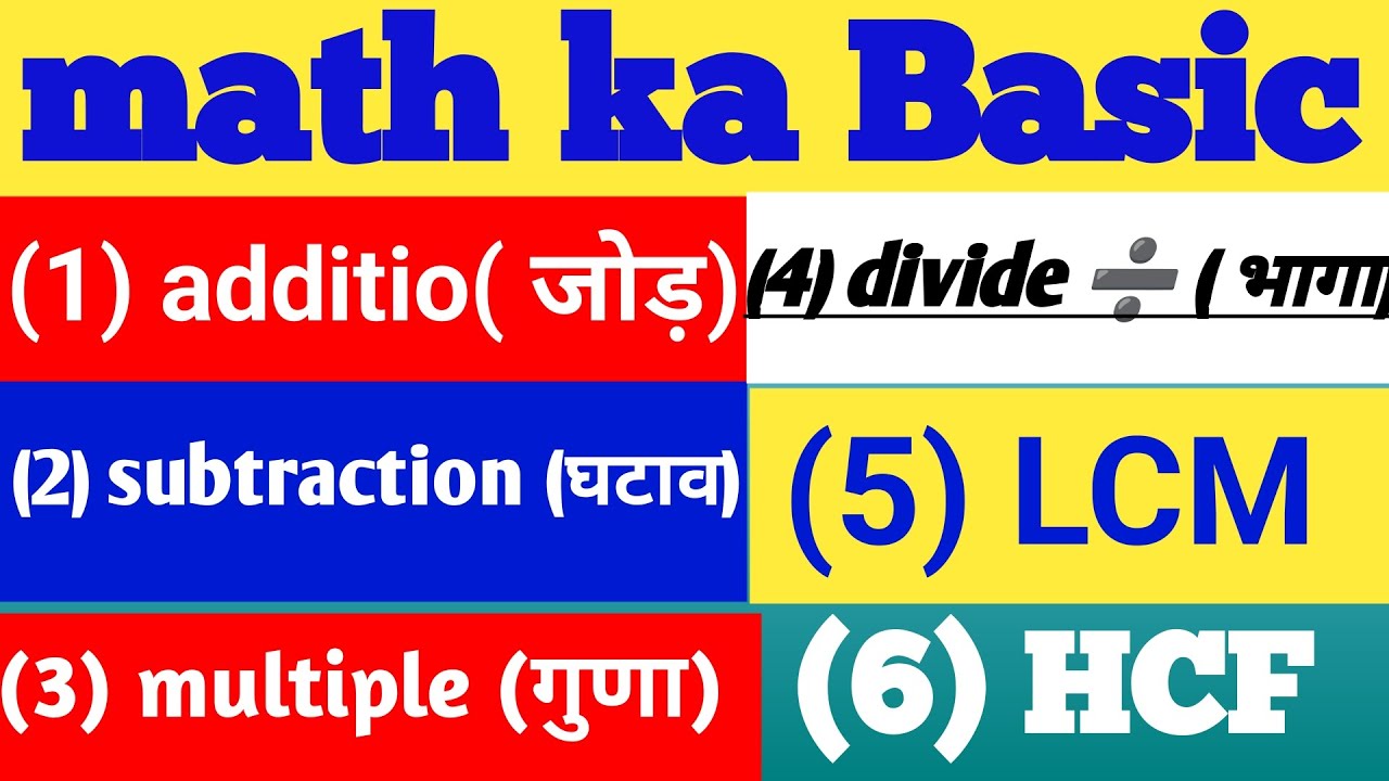 गणित का सुरुआत । कहा से गणित शुरुआत करे! math ka basic , state of math ...