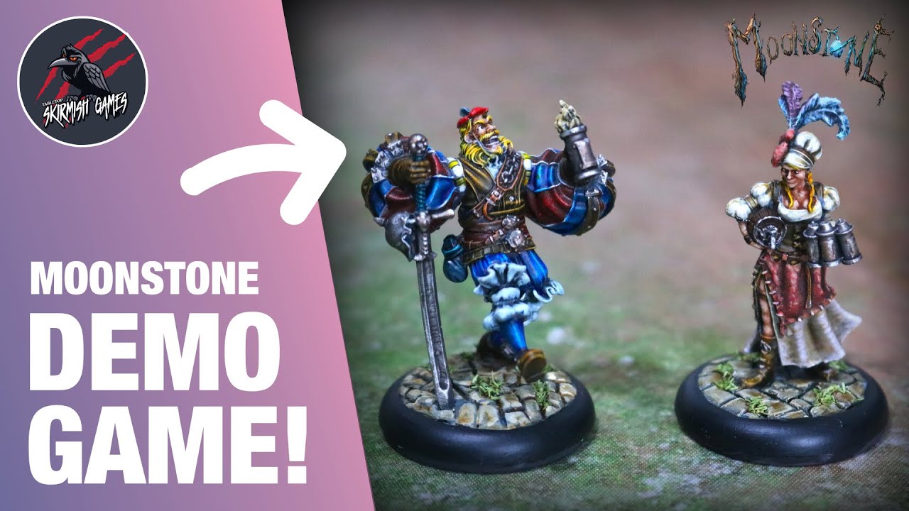 MOONSTONE GAME DEMO - Walkthrough Of A Narrative Scenario - Includes Drunk Fritz Exclusive Model ...