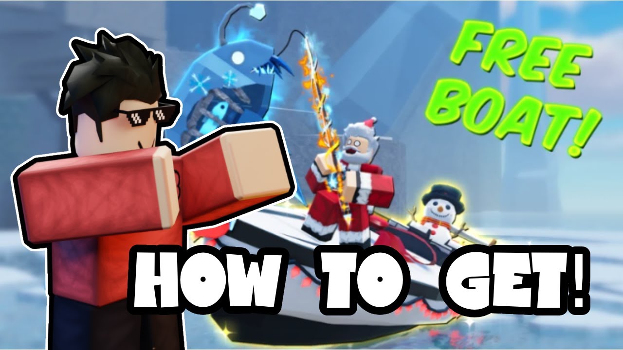 HOW TO GET FESTIVE SPEEDBOAT IN FISCH - YouTube