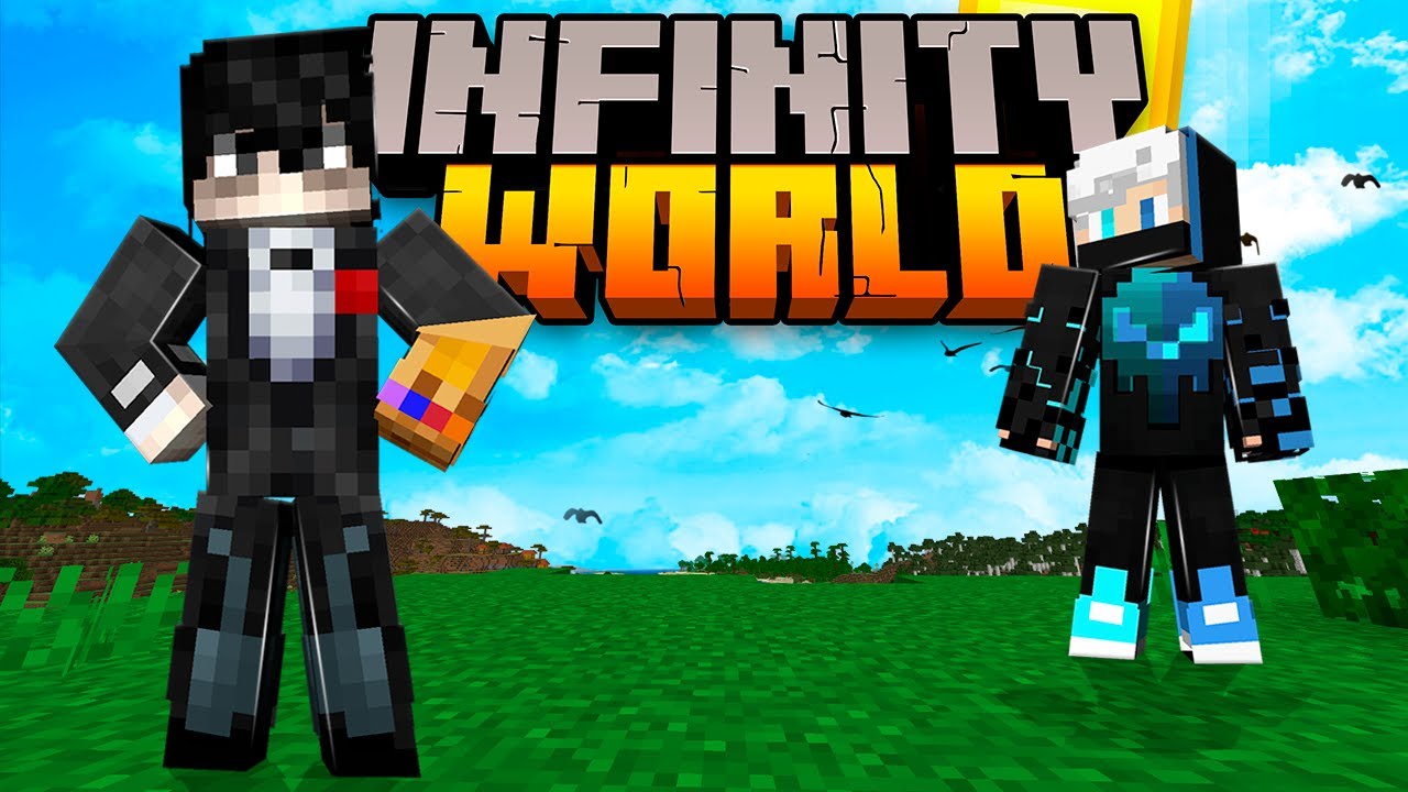 🔥 NOVA SERIE no Minecraft Bedrock - Infinity World #1 - YouTube