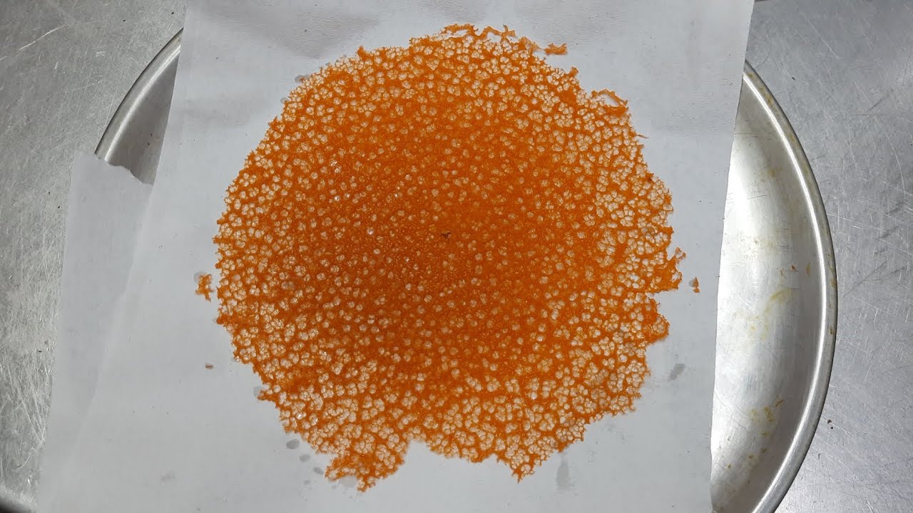 Tuile - How to make beautiful Coral Tuile recipe for Garnish ! - YouTube