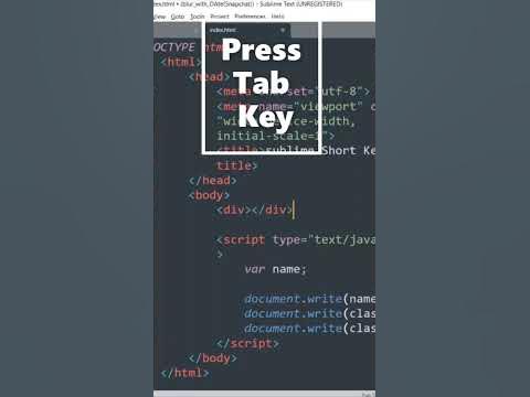 How can use sublime text editor short keys- Sublime text editor short ...