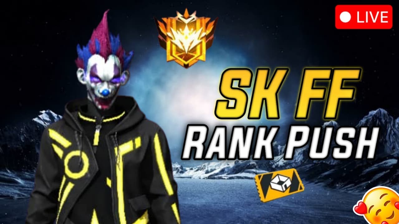 INSANE RANK PUSH 🔥 SK FF Live Custom + Rank | Pakistan Server ...