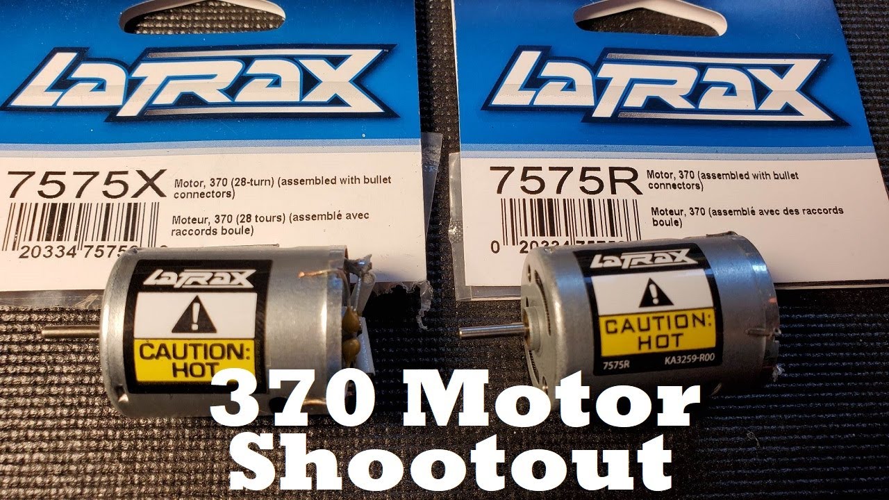Review: Latrax 370 Motor Shootout: 7575X vs 7575R - YouTube