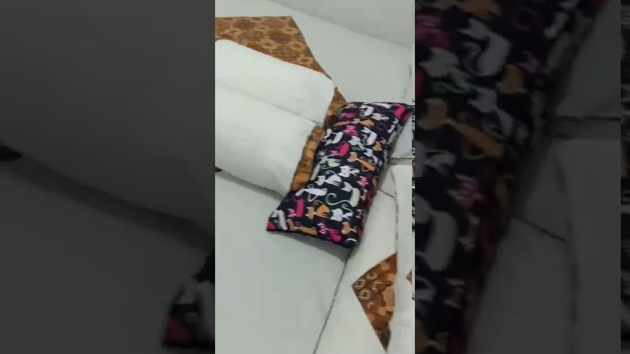Bantal busa inoac quilting - YouTube