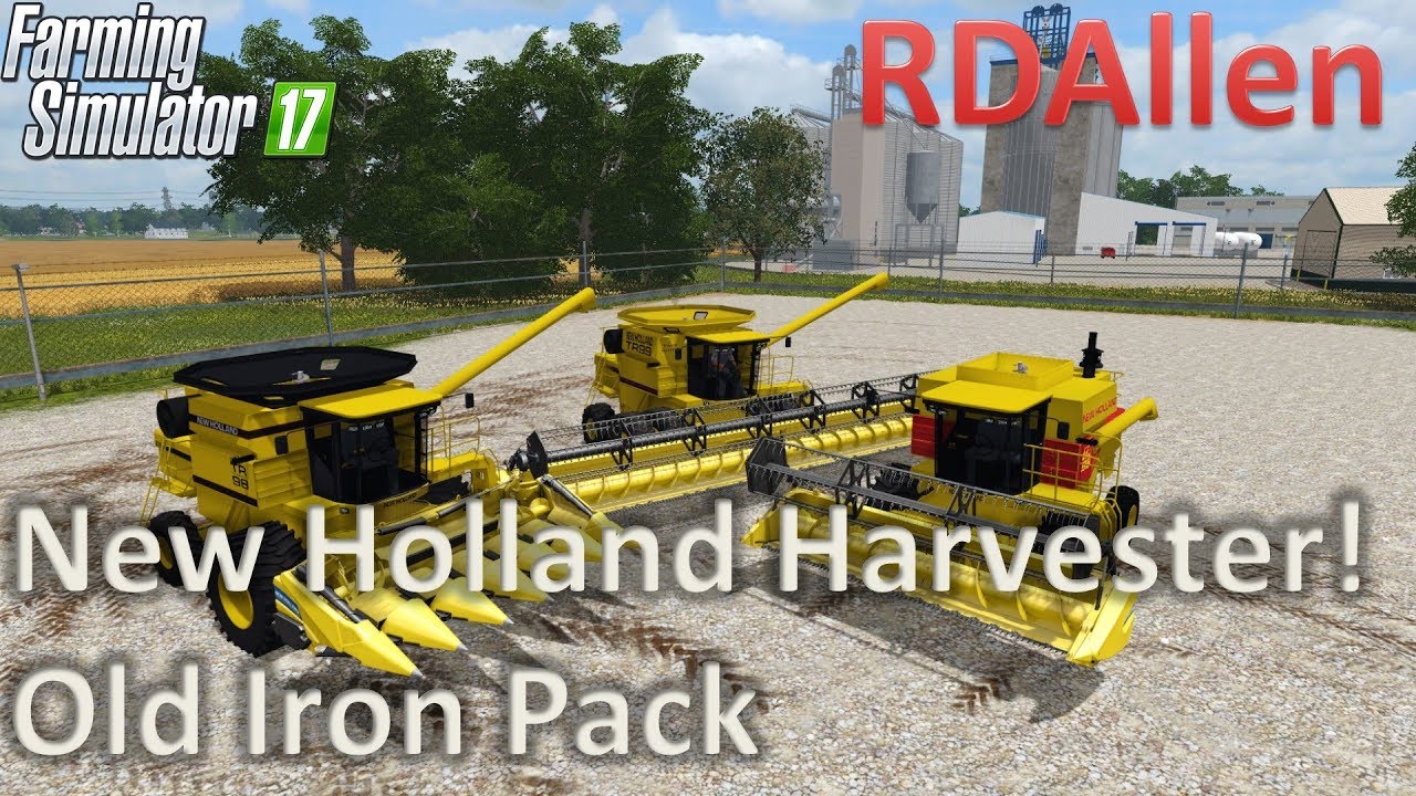 New Holland Harvester Old Iron Pack - Farming Simulator 17 Mod Review ...